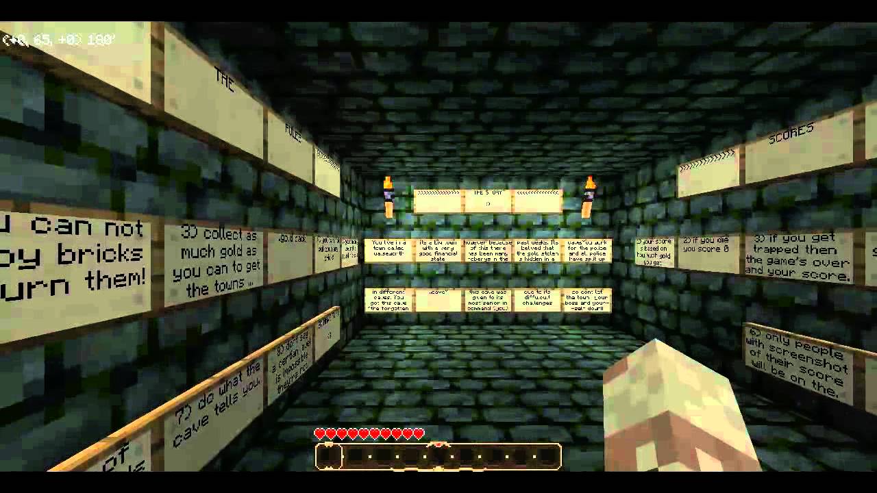 Minecraft Custom Map - The Forgotten Cave Ep1 - YouTube