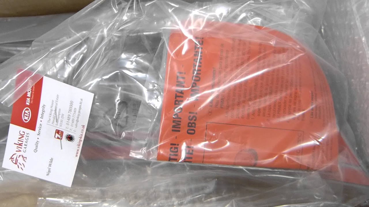 kia sportage front skid plate unboxing 3W410ADE10 - YouTube