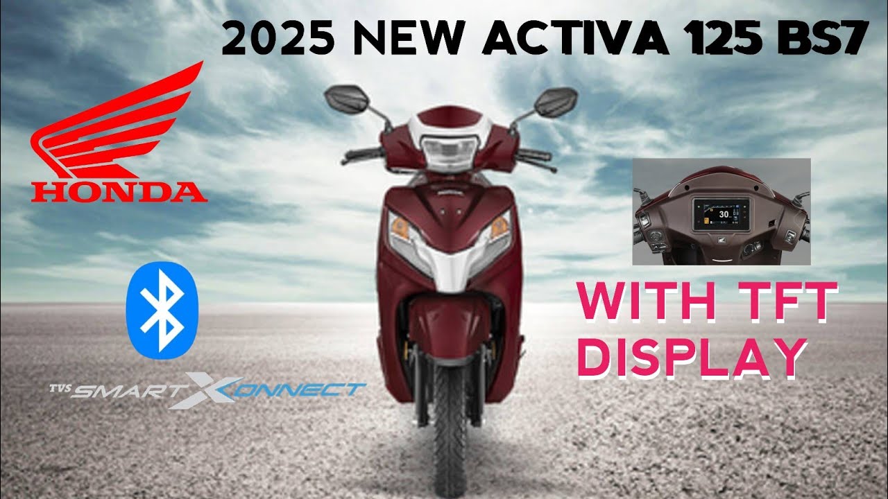 2025 NEW HONDA ACTIVA 125 WITH TFT DISPLAY|| WALK AROUND DETAIL REVIEW ...