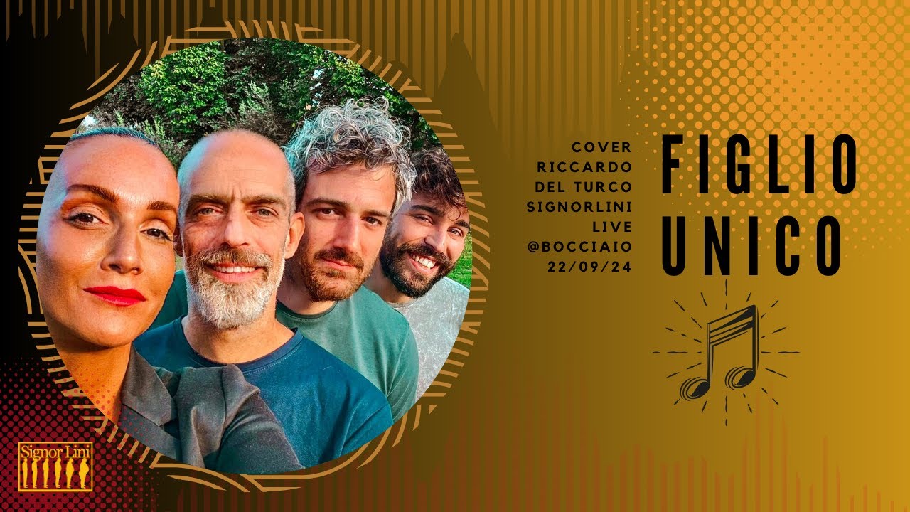 Figlio Unico Live @Bocciaio Tuscany - YouTube