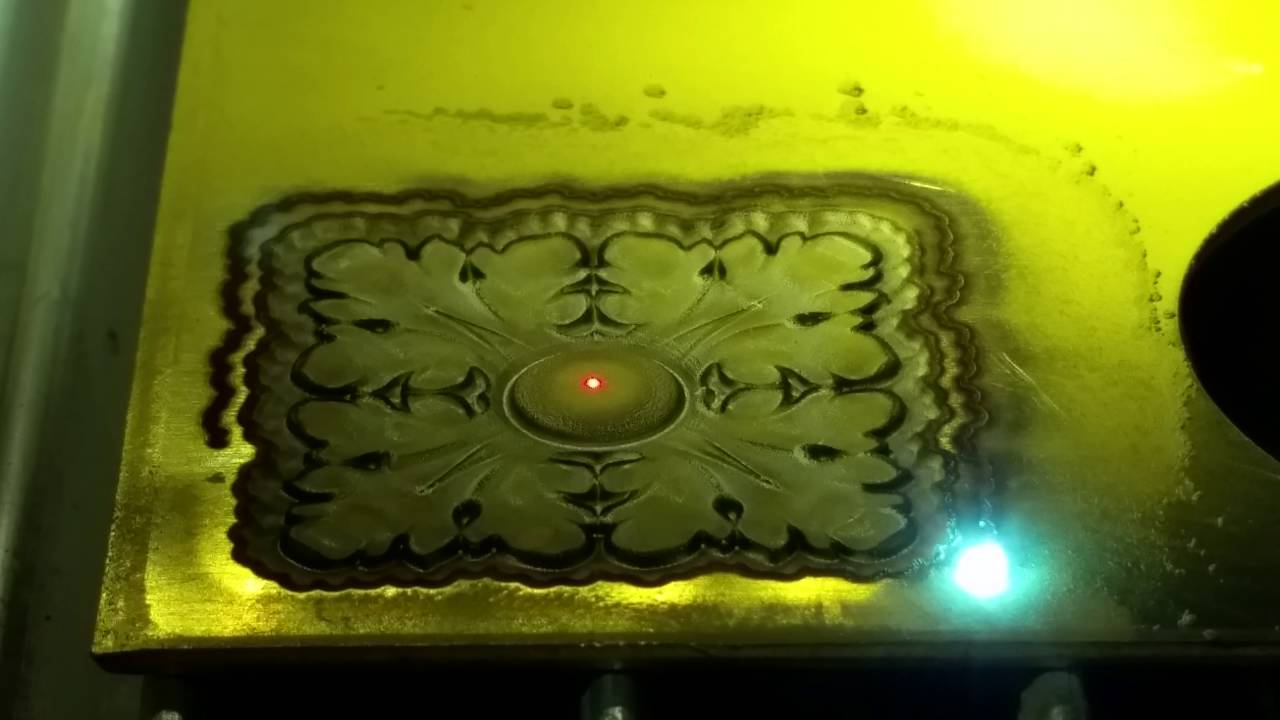 3D bas-relief laser engraving on gold and precious metals made with the ...