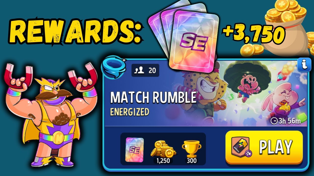 x3 Match Rumble 20 players Energized Special O’Rama | Match Masters ...