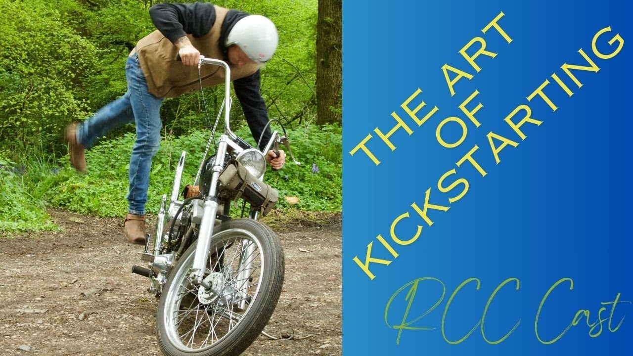 The Art Of Kickstarting A Motorcycle - YouTube