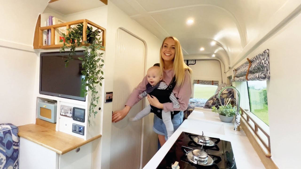 Perfectly FINE TUNED 2nd VAN CONVERSION w/ Smart TV 📺 Full Bathroom 🚿 2 ...
