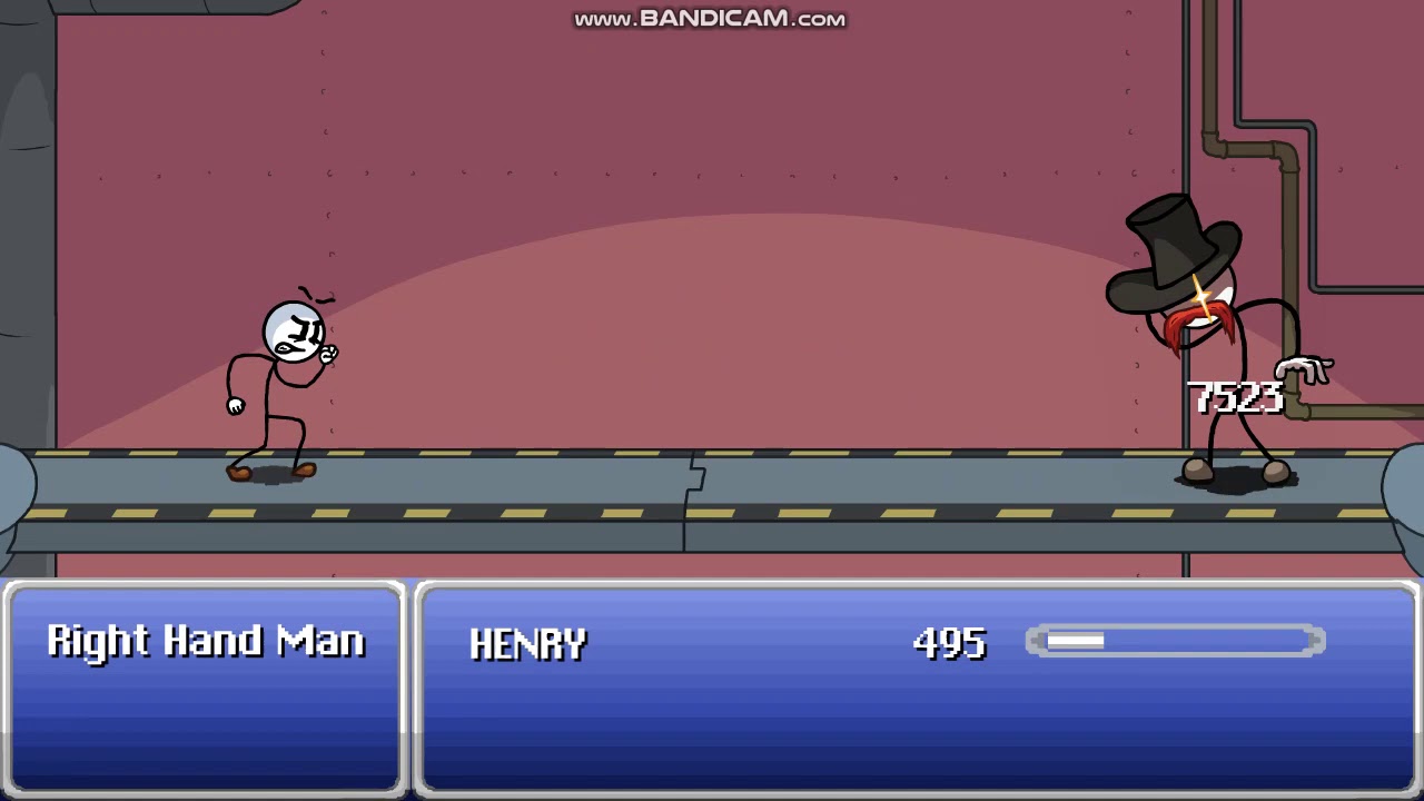 The Henry Stickmin Collection Bosses Ep 3: Right Hand Man (Dirk) - YouTube