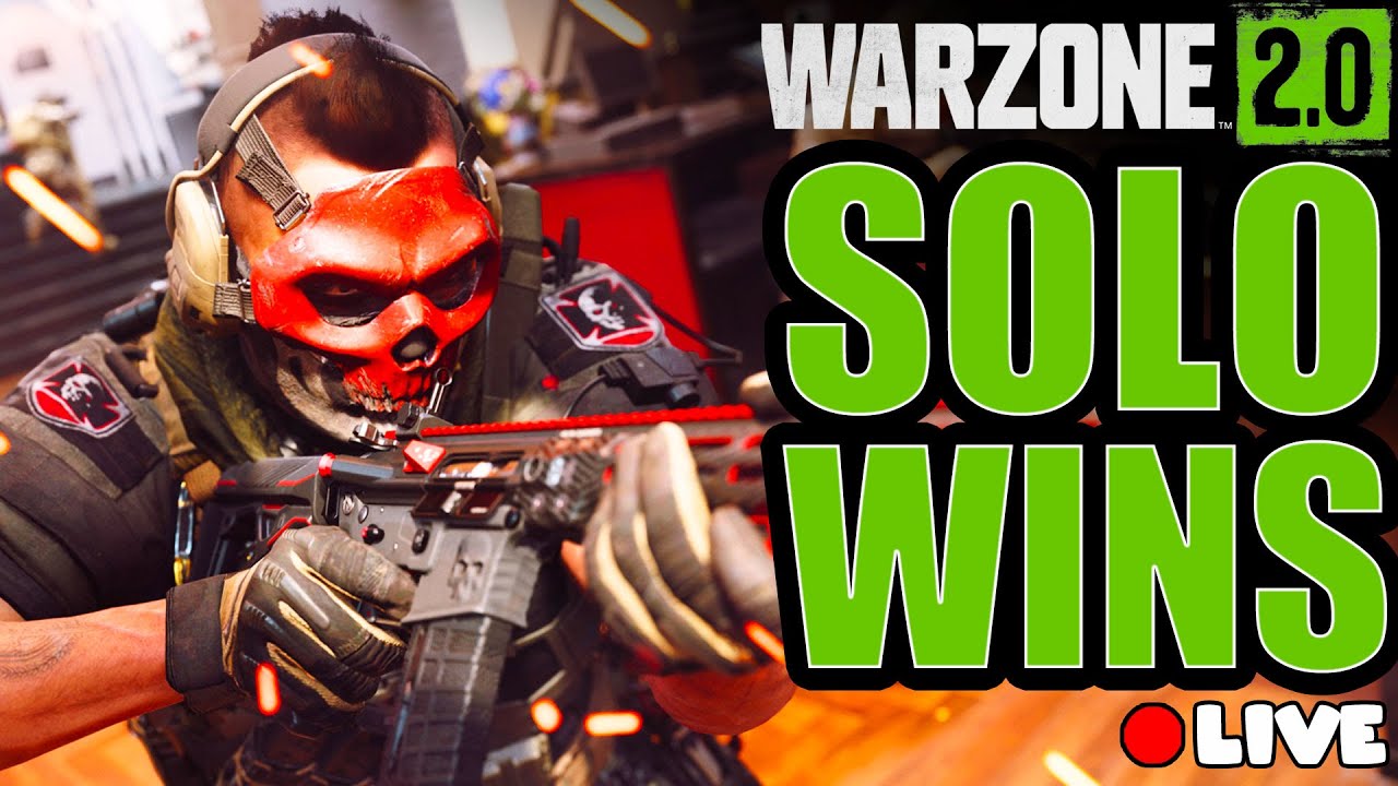 LIVE - WARZONE 2 SOLO WINS - CALL OF DUTY MWII BATTLE ROYALE GAMEPLAY ...