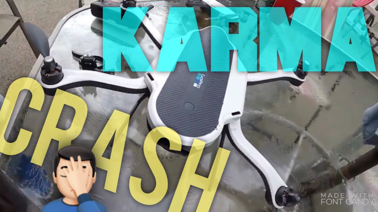 GoPro KARMA drone CRASH!!! - YouTube