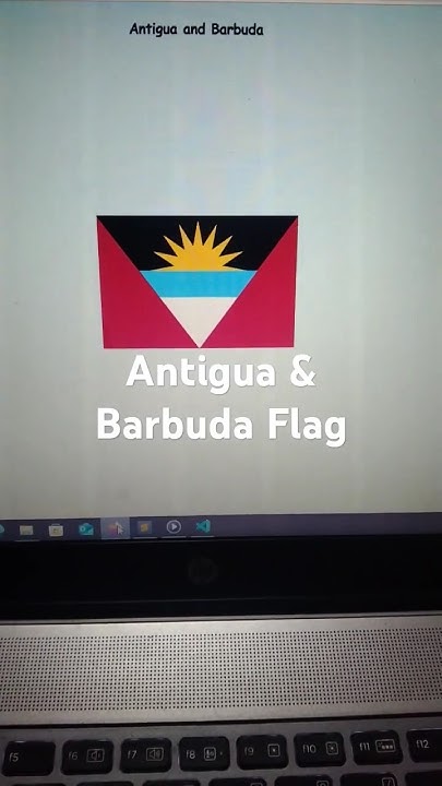 How to Code Antigua & Barbuda Flag with HTML CSS & JavaScript! 🚩 #coding #flagcoding - YouTube