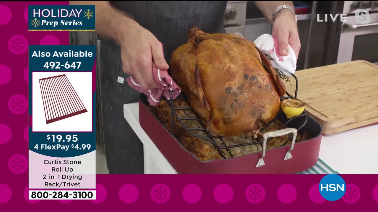 Curtis Stone DuraPan Ultimate 11 qt. Roaster - YouTube