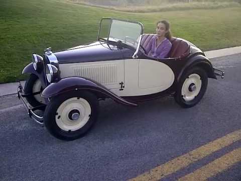 1933 American Austin Roadster - after restoration... 1st drive - YouTube