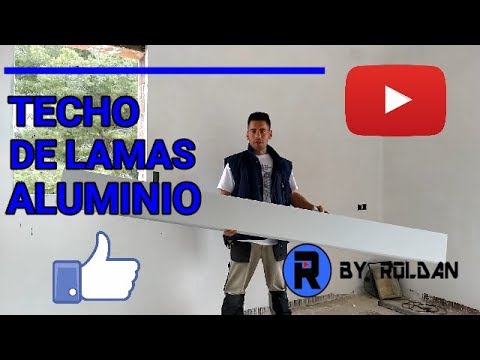como hacer techo de aluminio - YouTube