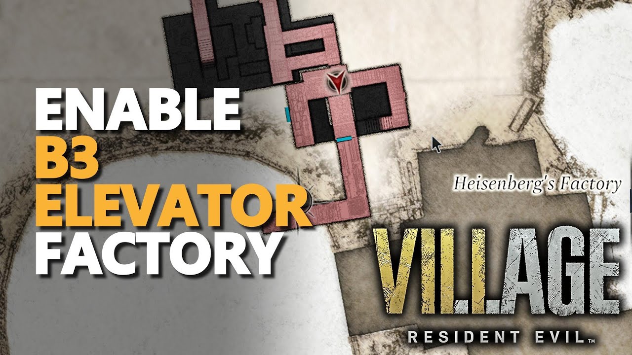 Enable B3 Elevator Factory Resident Evil Village - YouTube