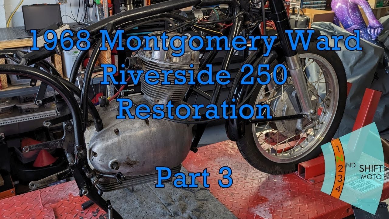 1968 Montgomery Wards Riverside 250 Restoration Part 3 - YouTube