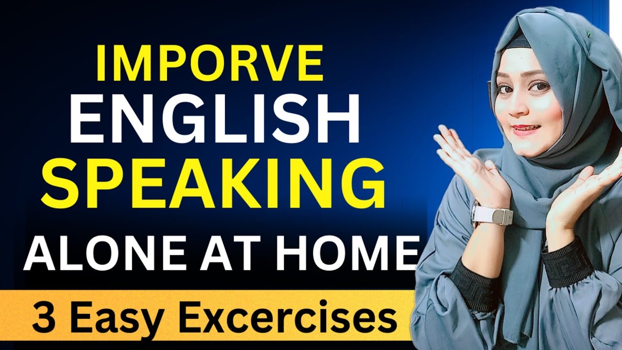 Improve Your Speaking Alone At Home | Three New Exercises | - YouTube