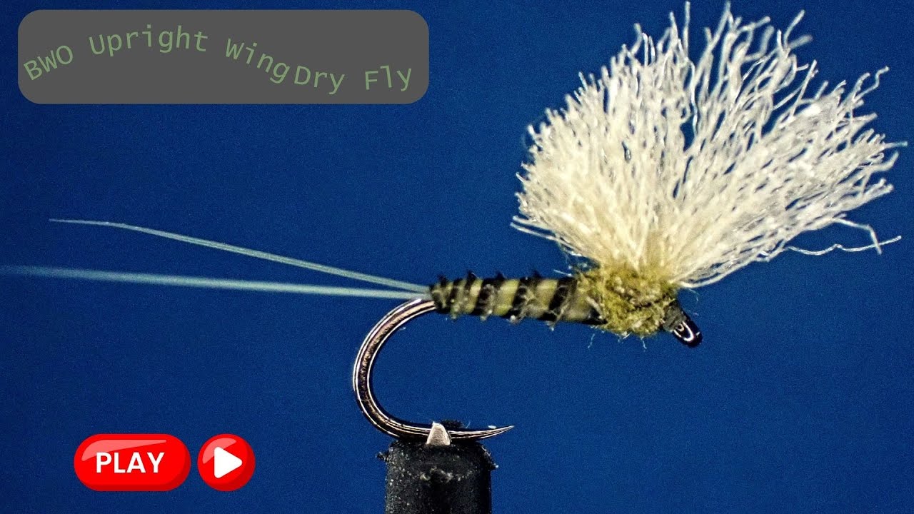 BWO Upright Wing _Expert Fly Tying Tutorial for Trout Fishing Success ...