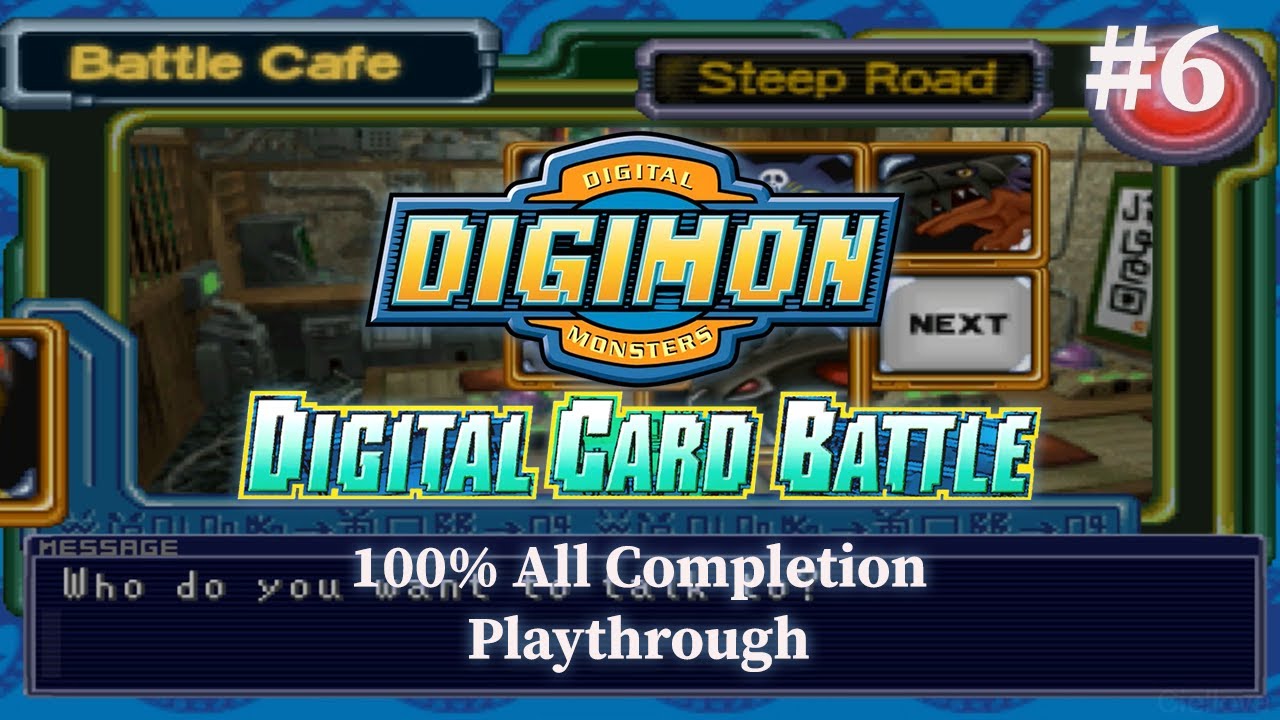 Digimon Digital Card Battle - All 100% Completion | Playthrough #6 | No ...