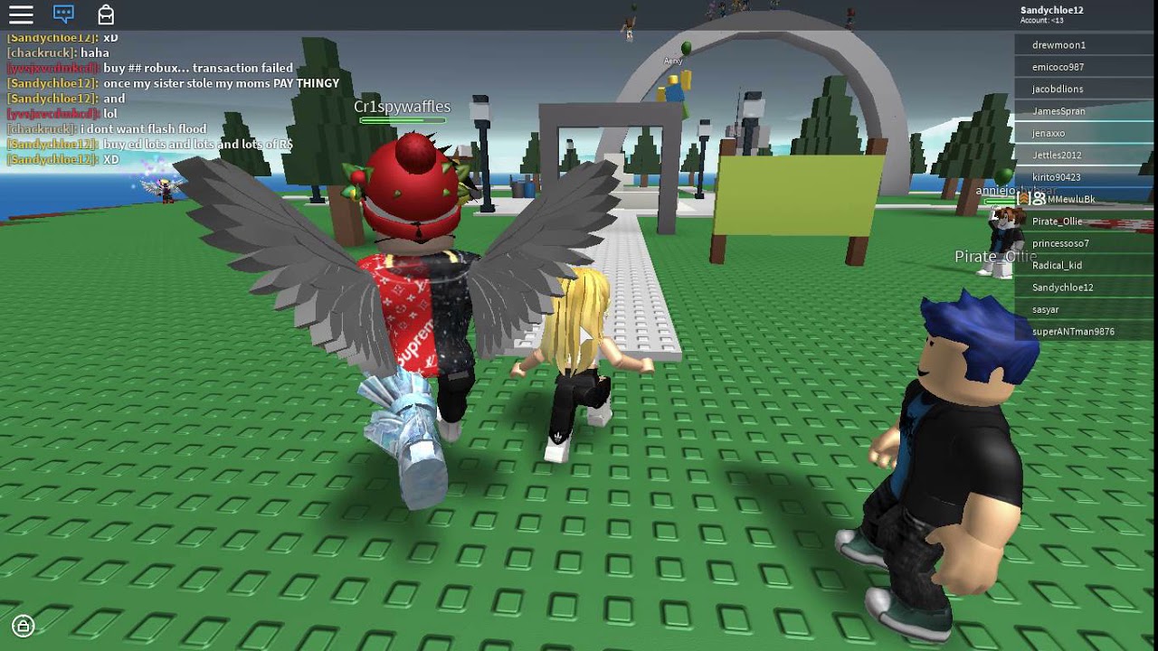Playing roblox :p - YouTube