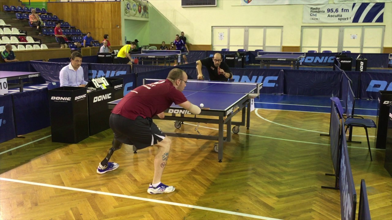 Martin Perry GB Para Table Tennis athlete - highlight reel 2017 - YouTube
