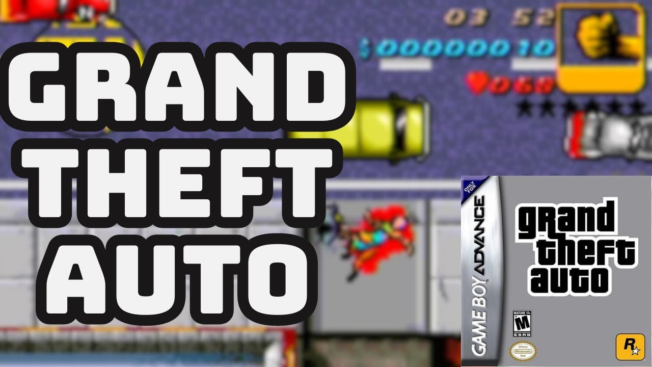 Grand Theft Auto | Game Boy Advance | Mission One | GTA - YouTube