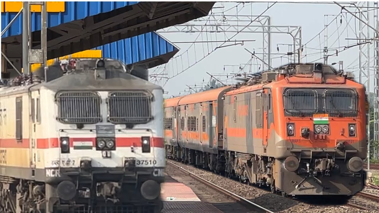 🚂{AmritBharat+VandeBharat+Rajdhani+Duronto} || Terrific Track Sound of ...