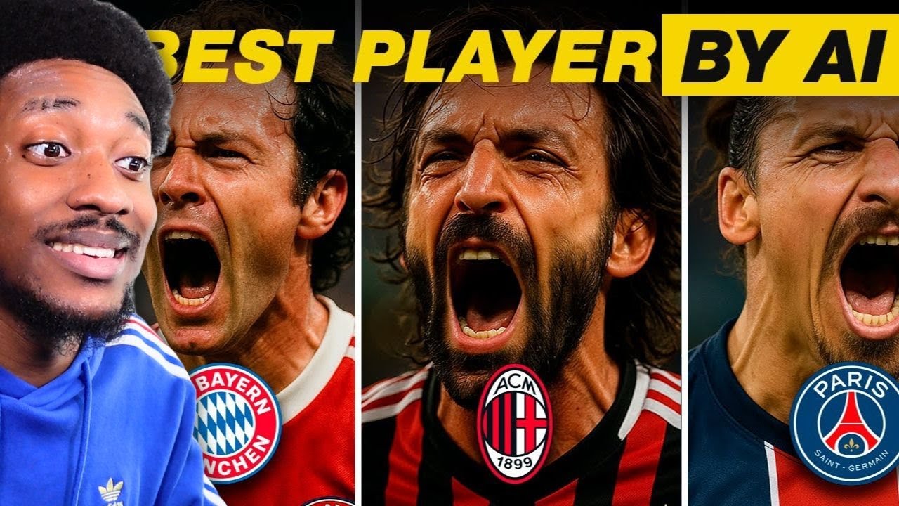 American Reacts To The Best Player in Each Club’s History, Selected by ...