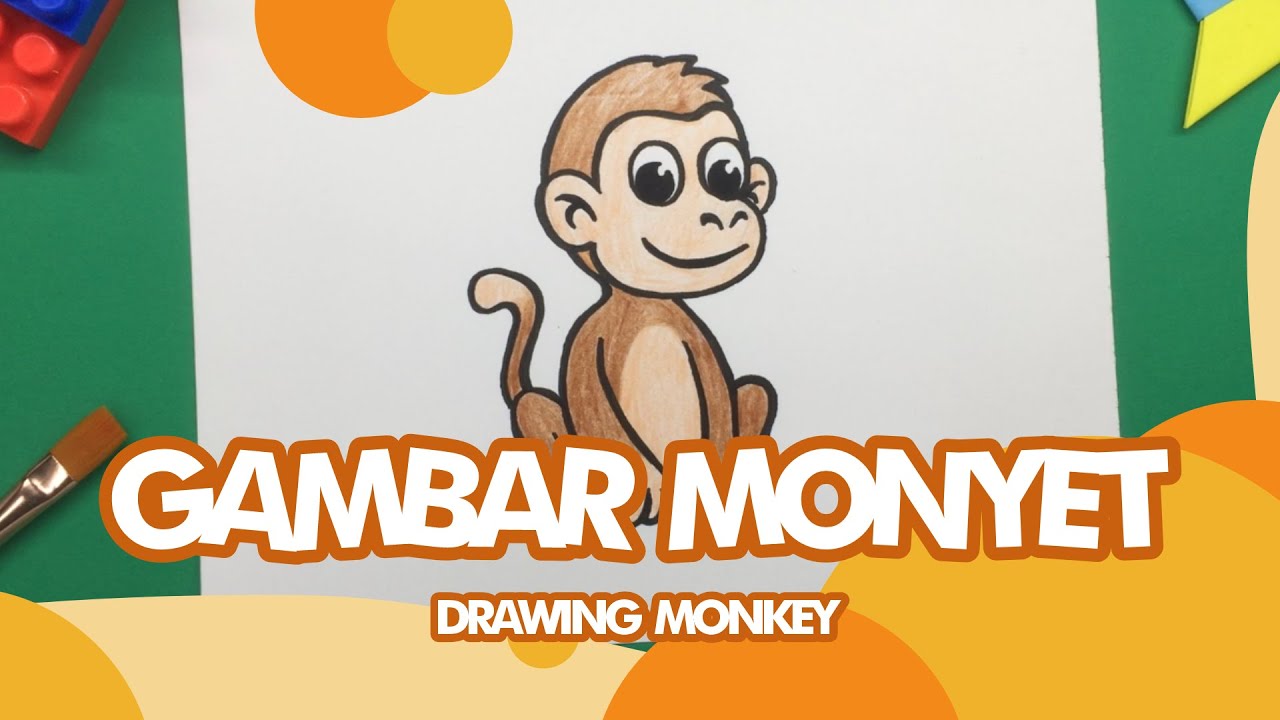 Gambar Monyet - Drawing Monkey - YouTube