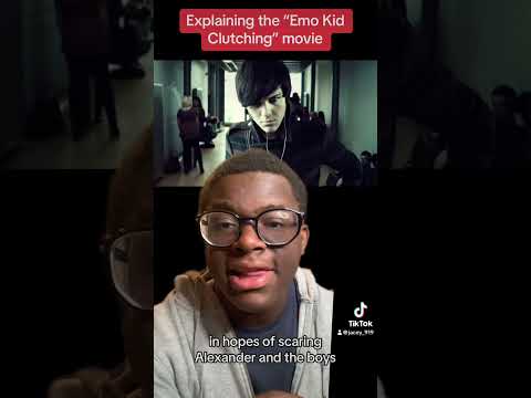Explaining the Emo Kid Clutching Movie