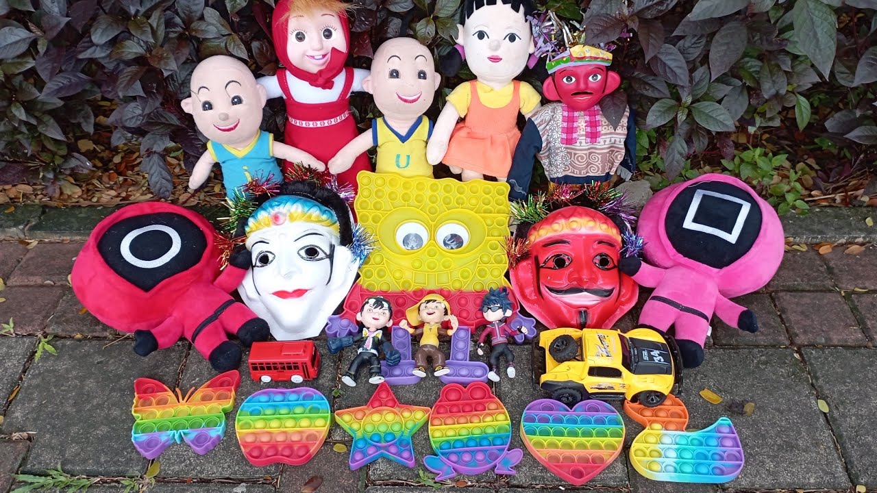Seru berburu POP IT, Ondel ondel, upin ipin, boboiboy, topeng, boneka ...