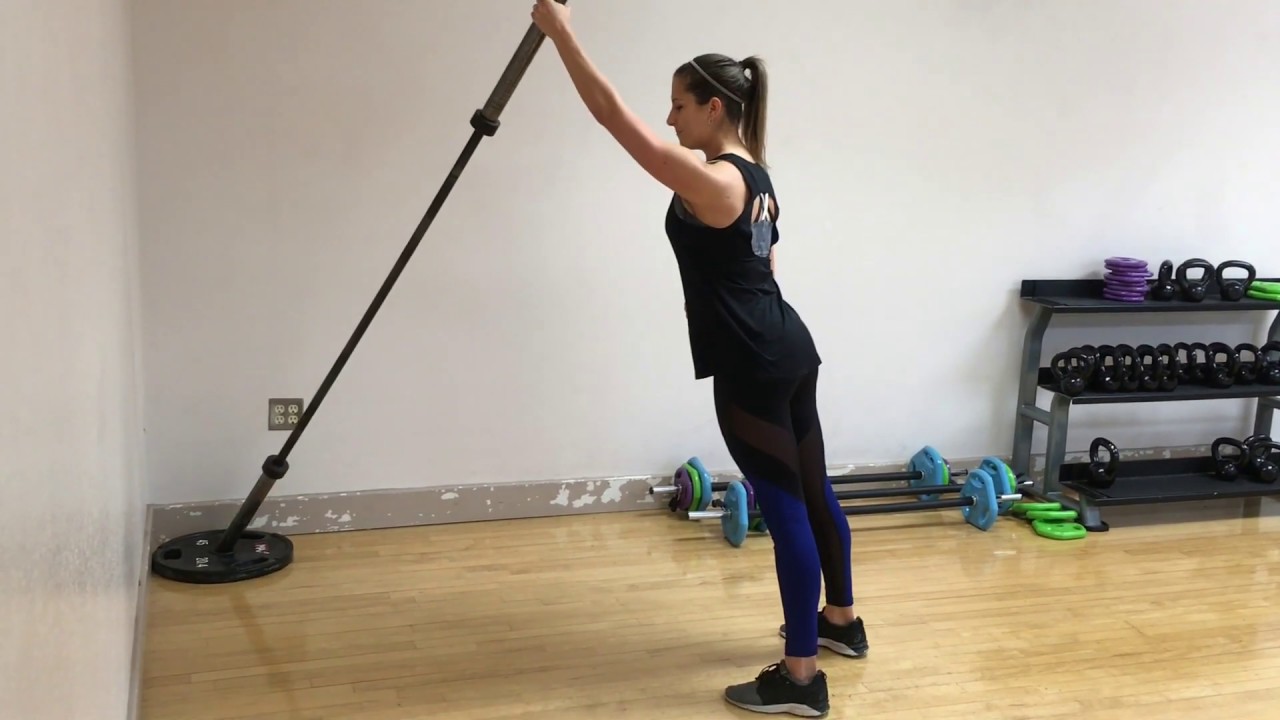 Single Arm Landmine Press - YouTube