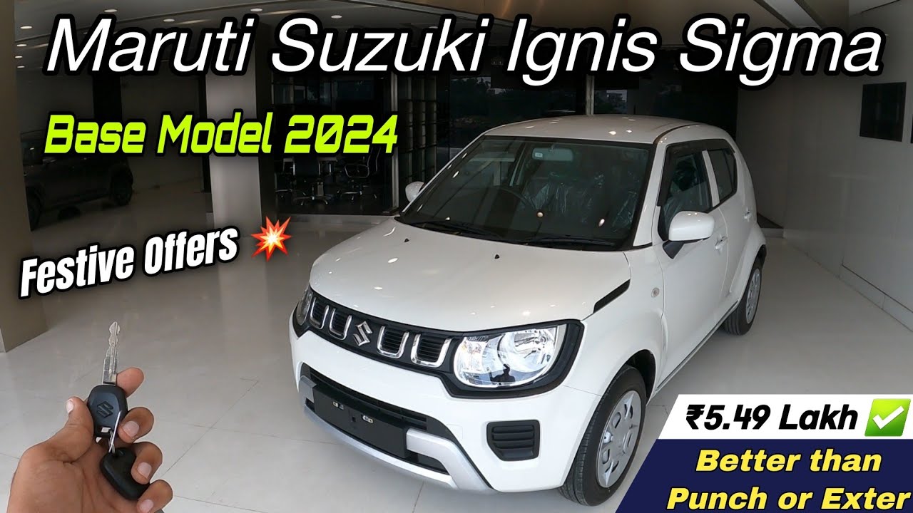 2024 Maruti Suzuki Ignis Sigma Base Model🔥 | ignis Sigma price ...