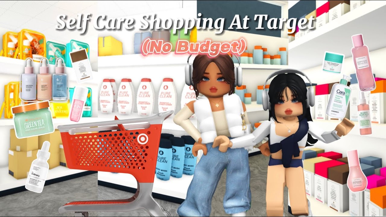 🫧 let’s go self-care shopping at Target! (NO BUDEGT) l Bloxburg ...