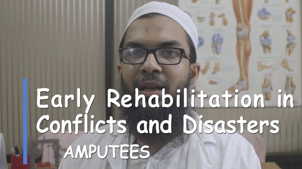 Stump bandaging for transtibial amputation - YouTube