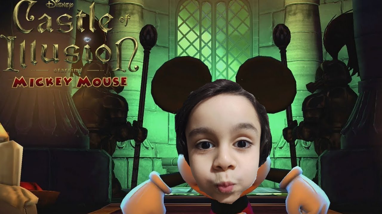 Gameplay de Mickey Castelo de Ilusões, papai me ajudou ! xD - YouTube