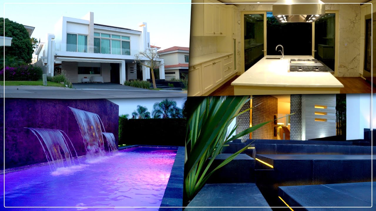 Así es la casa de un millonario en México - YouTube