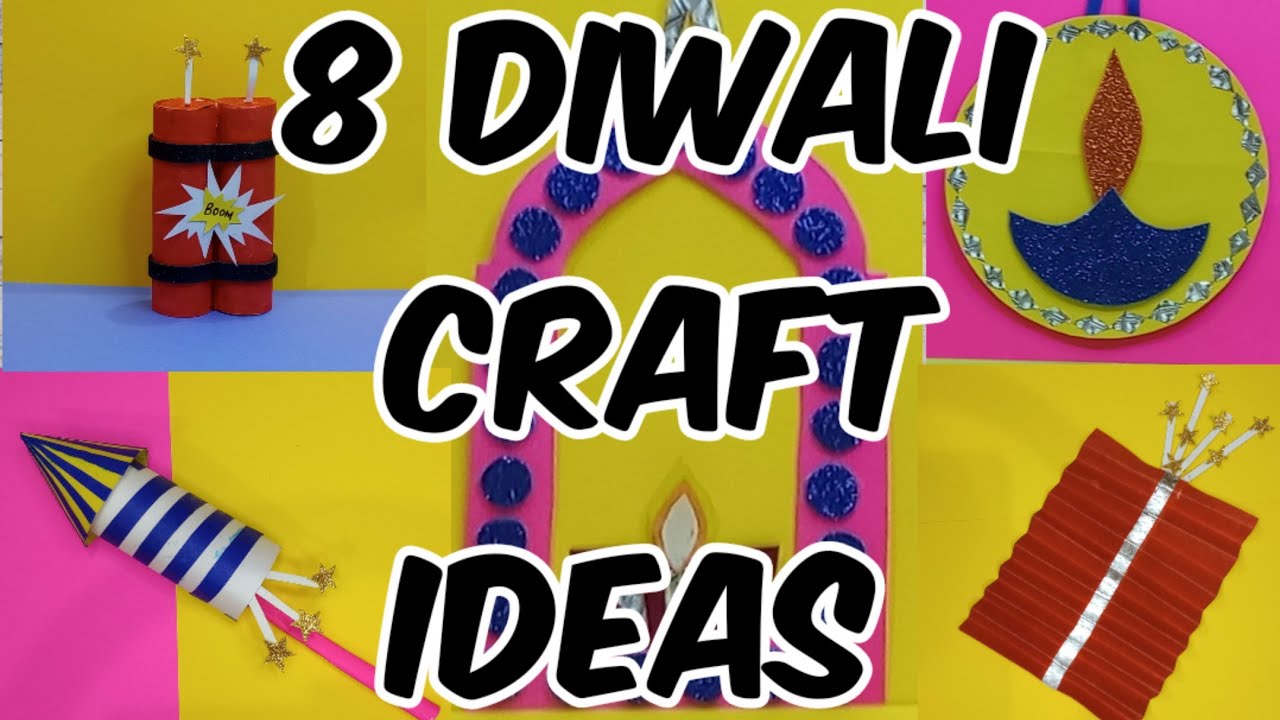 8 Diwali Craft Ideas | 8 Diwali Craft Decoration Ideas | Diwali Paper ...