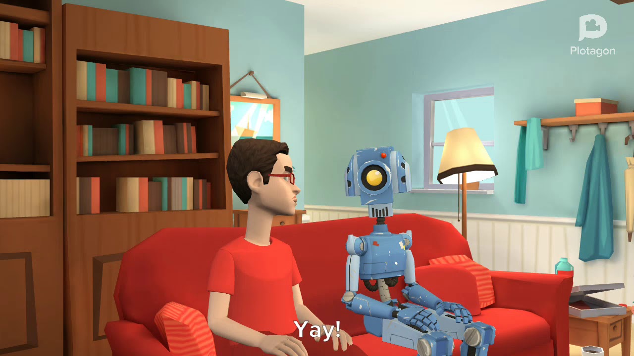 Plotagon - Gordy and Robot go to the cafe - YouTube
