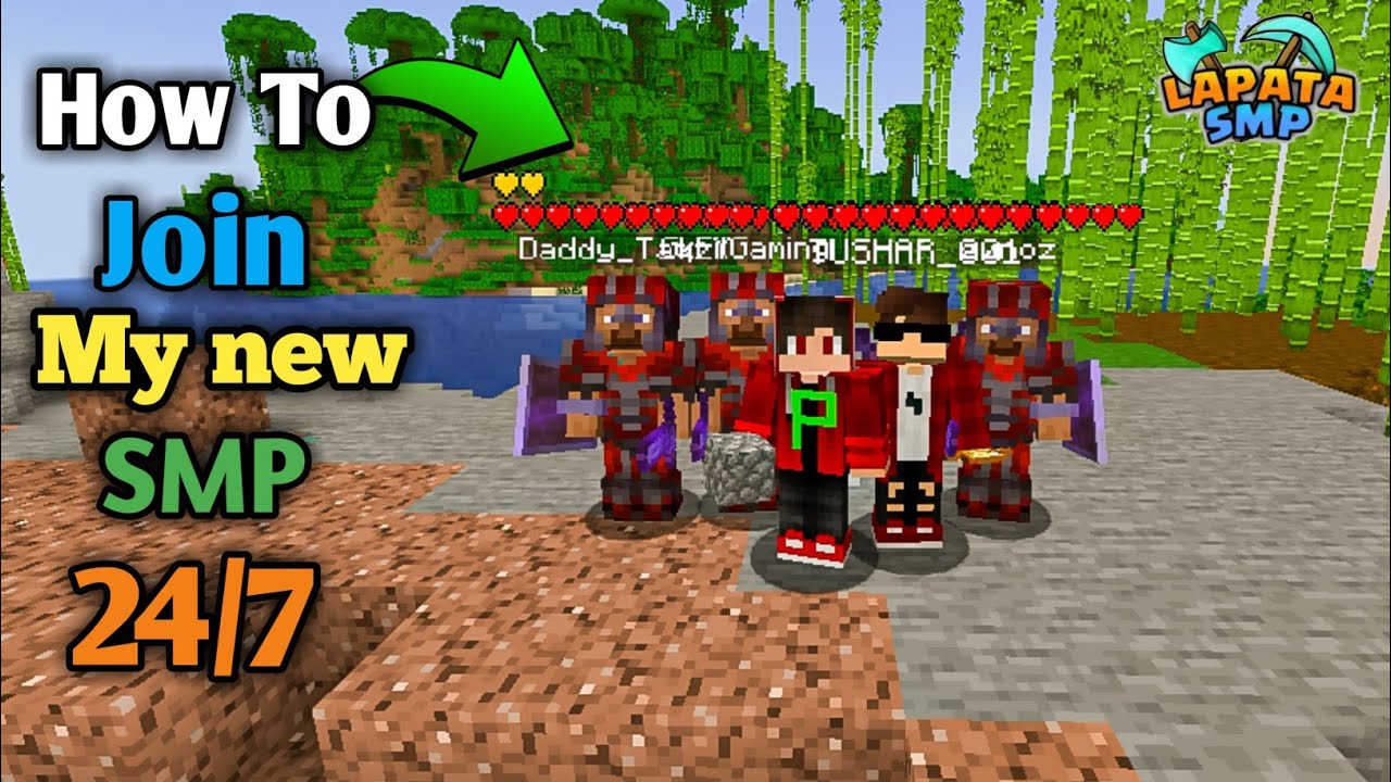 🚧 Join Best survival Public Smp Server For Minecraft 🐝 | Java + PE | 24 ...