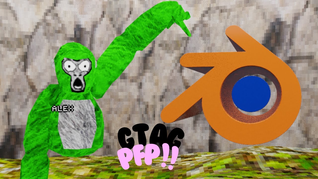 HOW TO MAKE A GTAG PFP IN BLENDER - YouTube