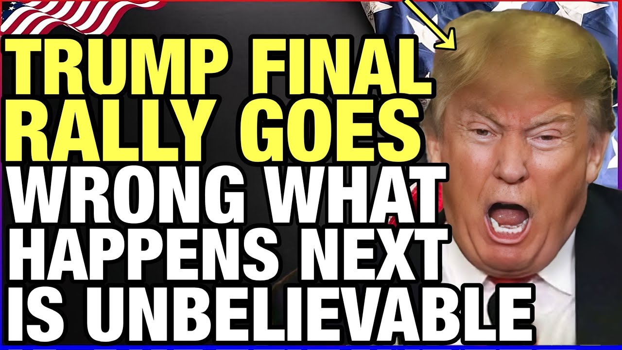 TRUMP FINAL RALLY GOES WRONG,WHAT HAPPENS NEXT IS UNBELIEVABLE - YouTube