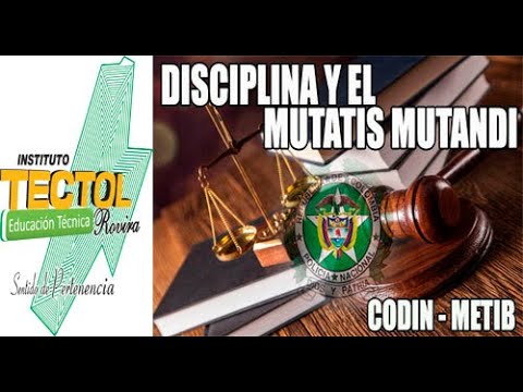 DISCIPLINA Y EL MUTATIS MUTANDI - YouTube
