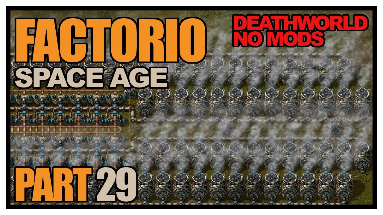 Factorio Space Age - Episode 29 - Nuclear power (finally)! (Deathworld, no mods) - YouTube