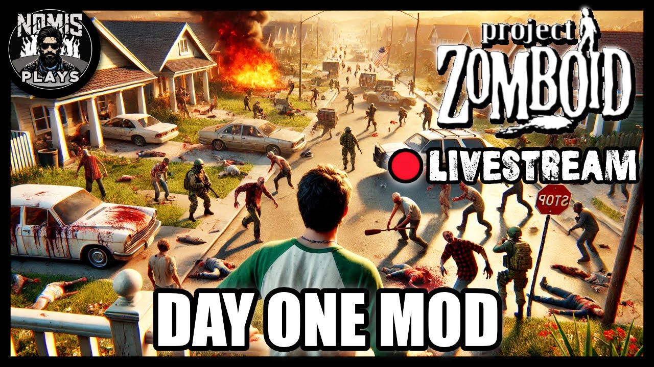 DAY ONE MOD | PART II | PROJECT ZOMBOID | MODDED - YouTube