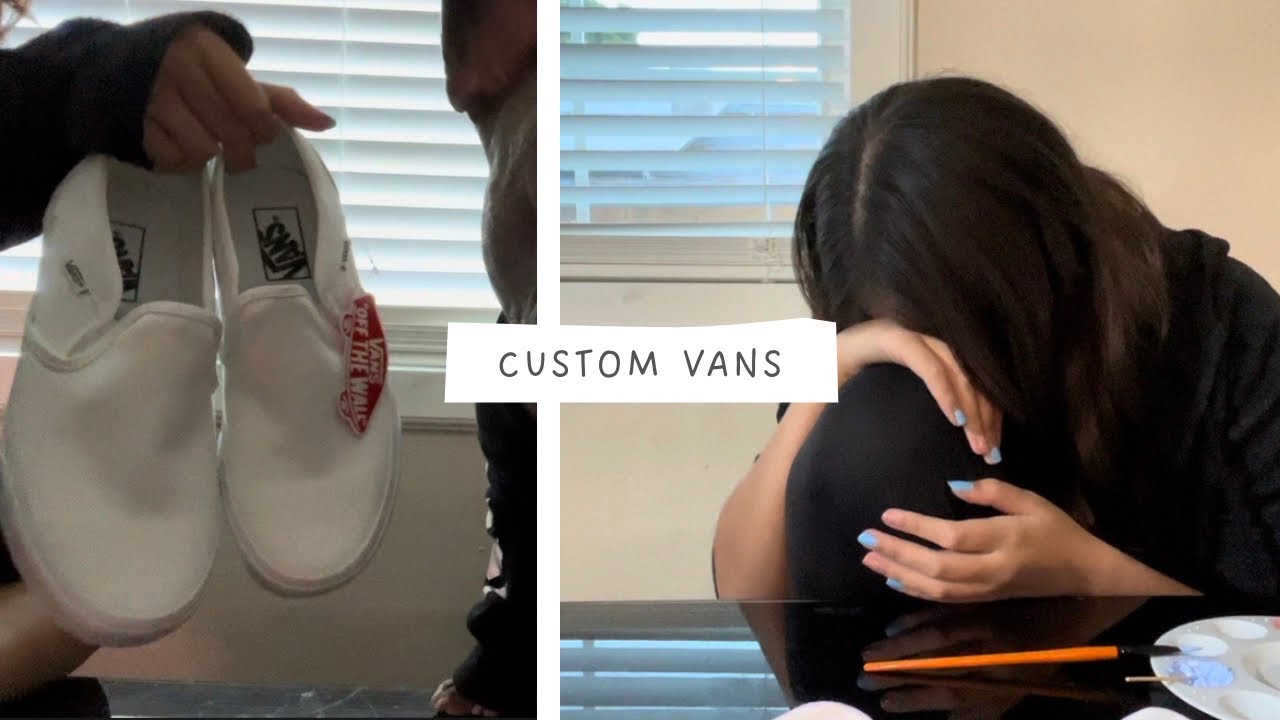i CUSTOMIZED my own shoes!! || ruby - YouTube