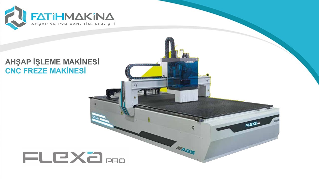 Aes Flexa Pro CNC Freze Makinası Ahşap İşleme Makinaları #fatihmakina ...