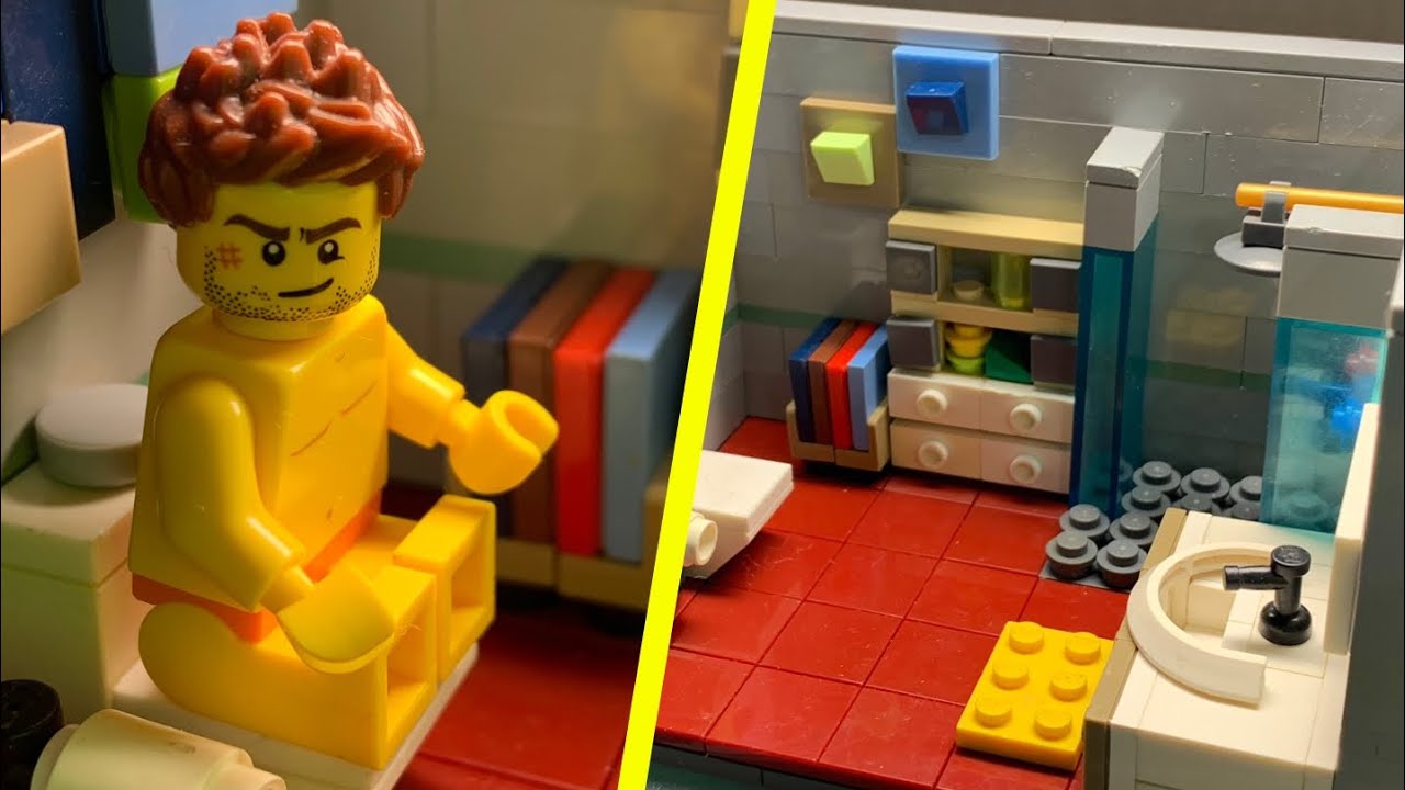 LEGO BATHROOM MOC - YouTube