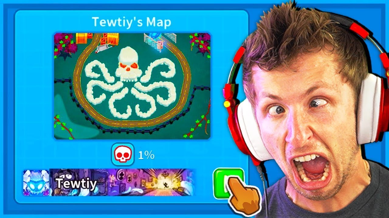 10 minutes to create the HARDEST MAP (BTD 6) - YouTube