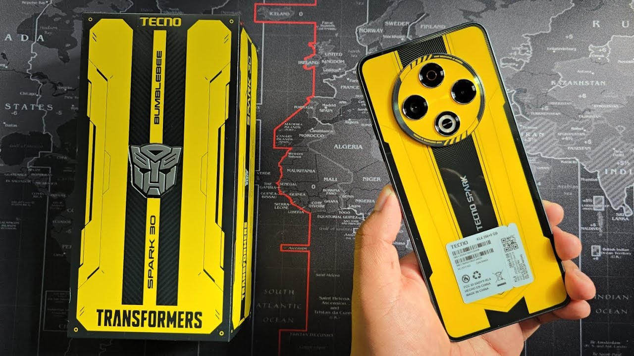 Tecno Spark 30 Bumblebee / Unboxing ASMR - YouTube