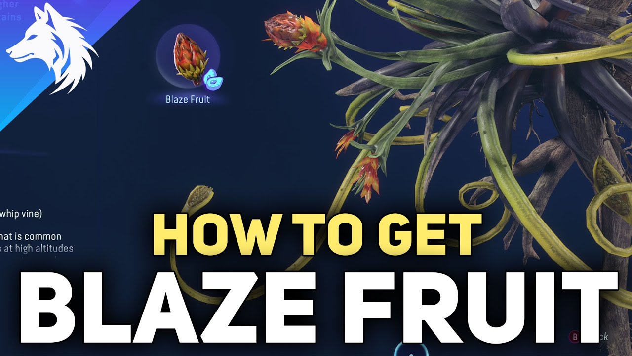 How To Get Blaze Fruit - Avatar Frontiers of Pandora - YouTube