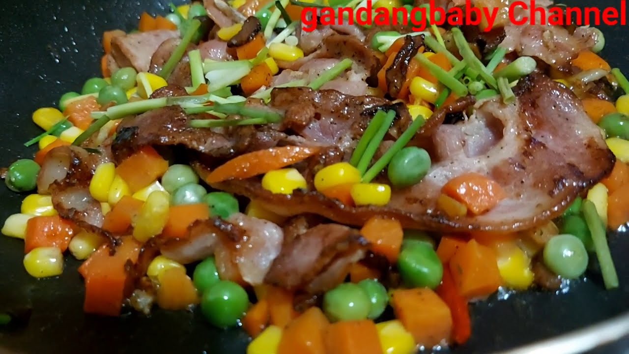 HOW TO MAKE BACON MIX VEGETABLES ANG SARAP TRY NIO GUYS PERFECT ...