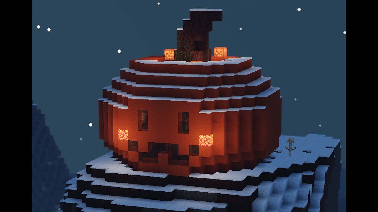 Pumpkin House in Minecraft! - YouTube